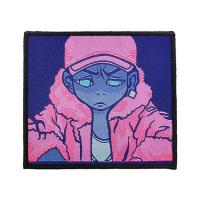 China Custom Woven Logo Patch OEKO-TEX Certified 200 Pieces Min Order Eco-Friendly Polyester for sale