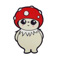 China Cute Woven Logo Patch Needle Loom Weaving Cartoon Patches For Clothes for sale