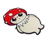 China Cute Woven Logo Patch Needle Loom Weaving Cartoon Patches For Clothes for sale