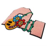 China Custom Chenille Letter Patches Felt Base 500 Pieces Minimum Order for Jackets for sale