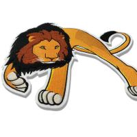China Custom Towel Chenille Embroidery Patches Classic Three Dimensional Effect For Jacket for sale