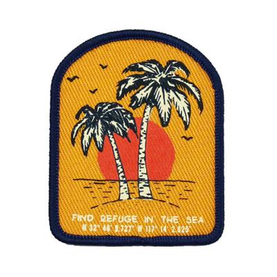 China Custom Screen Printed Patches Sew On Hat Patches for Sportswear 3-5 Day Sample for sale
