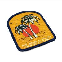 China Custom Screen Printed Patches Sew On Hat Patches for Sportswear 3-5 Day Sample for sale