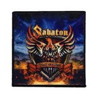 China Merrow Border Logo Sew On Patches , Sublimation Hat Patches for sale