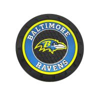 China Custom Embossed PVC Rubber Patch Round Polyvinyl Chloride 3D Logo 5cm for sale