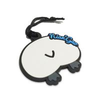 China Cool Flexible Rubber PVC Patches Lightweight 3D Raised Rubber Logo Patch for sale