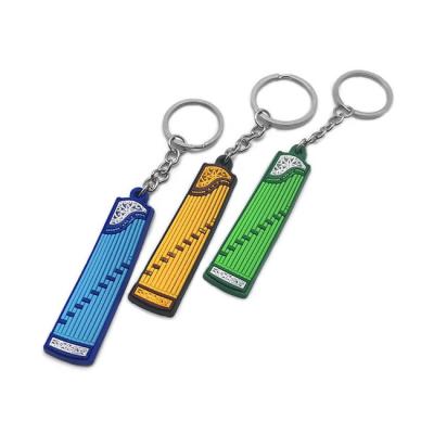 China Custom Soft PVC 3D Key Chains Cartoon Key Ring Personalized Logo 500pcs MOQ for sale