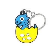 China Promotion Rubber Logo Keychain Flexible Double Sided Custom Keychain for sale