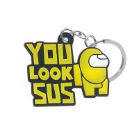China Custom PVC Rubber Keychain OEM Promotional Decorative Durable Key Chain for sale