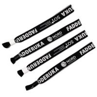 China Custom Woven Festival Wristbands 35x1.5cm Polyester Event Bracelets for sale