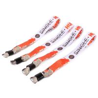 China Custom Printed Polyester Wristbands 35x1.5 cm for Events Concerts Promotional for sale