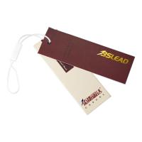 China Custom Paper Material Clothing Hang Tags And Personalised Swing Tags for sale