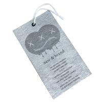 China Custom Clothing Hang Tags 200gsm to 3000gsm Paper Tags for Garment Branding for sale
