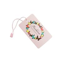 China Custom Die Cut Clothing Hang Tags Eco Friendly Cardboard Kraft Paper 11-15 Day Delivery for sale