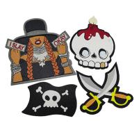 China Custom Cartoon Iron On Woven Sticker Patches 1.5cm to 20cm Movie Design Polyester for sale