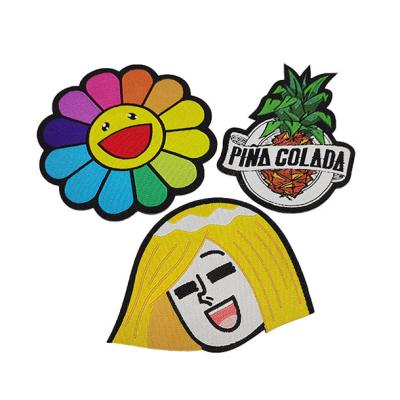 China Custom Iron On Cartoon Patches Textile Tags Labels 1cm to 20cm OEKO-TEX Verified for sale