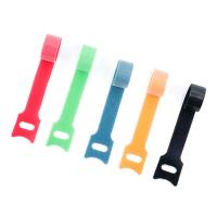China Reusable Nylon Hook and Loop Cable Ties 15cm x 1cm Velcro Straps for Wire Management for sale