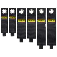 China Black Velcro Cord Holder Heavy Duty Storage Straps 430x50mm Custom Ribbon for sale