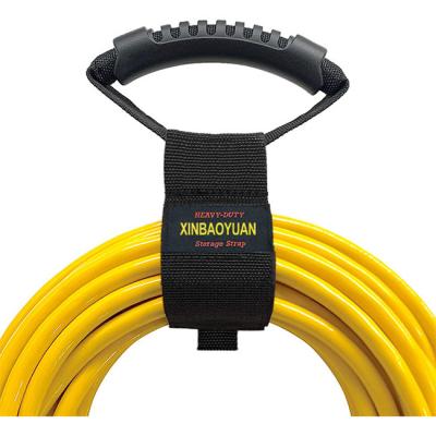 China Customized Ribbon Hook And Loop Straps Velcro Carrying Straps With Handle for sale