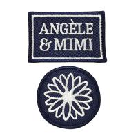 China PMS Heat Press Embroidered Patches Washable Polyester Threads for sale