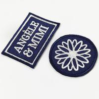 China PMS Heat Press Embroidered Patches Washable Polyester Threads for sale
