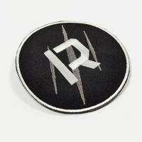 China Twill Washable Round Iron On Patches Polyester Threads Embroidered for sale