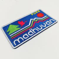 China Custom Embroidered Iron On Patches Canvas Twill Velcro Backing 100 Pieces MOQ for sale
