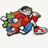 China Custom Embroidered Sports Iron On Patches Twill Canvas 100 Polyester Thread for sale