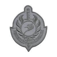 China Custom Twill Embroidered Patch with Iron On Backing 100pcs MOQ for sale