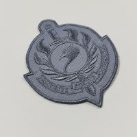 China Custom Twill Embroidered Patch with Iron On Backing 100pcs MOQ for sale