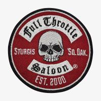 China Twill Background Iron On Patch Dry Cleanable Motorcycle Clubs for sale