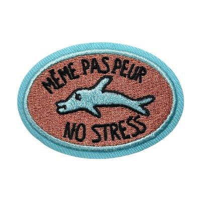 China Custom Embroidered Patches for Clothing 2 inch to 20 inch OEM Logo for sale