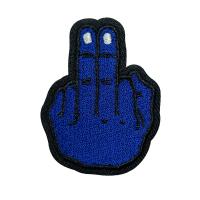 China Custom Brand Logo Embroidery Patches Laser Cut Border Polyester Twill Felt 10 to 14 Days Delivery for sale