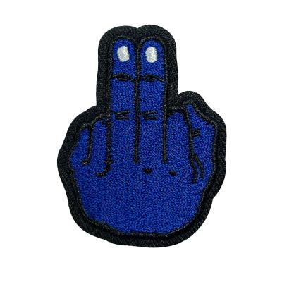 China Custom Brand Logo Embroidery Patches Laser Cut Border Polyester Twill Felt 10 to 14 Days Delivery for sale