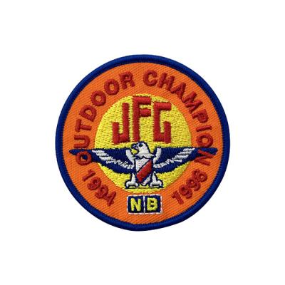 China Custom Embroidered Iron On Patches Logo Name Patches 1-20 inch for sale