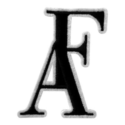 China Custom Iron On Embroidered Patch Alphanumeric PMS Washable for Clothing Jackets Bags 5-8 Days Sample for sale