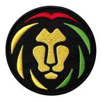 China Custom Embroidered Patches with Velcro Backing Twill Fabric Iron On for Clothing 2.5 inch for sale