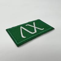 China Custom PMS Pantone Color Twill Fabric Embroidery Patch Heat Cut for Clothing 5-8 Days Sample for sale