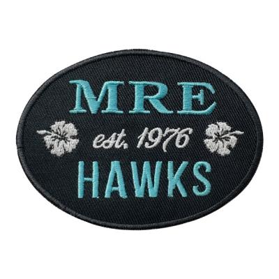 China Custom Heat Press Backing Iron On Embroidered Patches for Baseball Cloth 3-4 Days DHL for sale