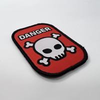 China Custom Iron On Woven Patch with Velcro Backing Washable Embroidered Label for Clothing Hats 100pcs MOQ for sale