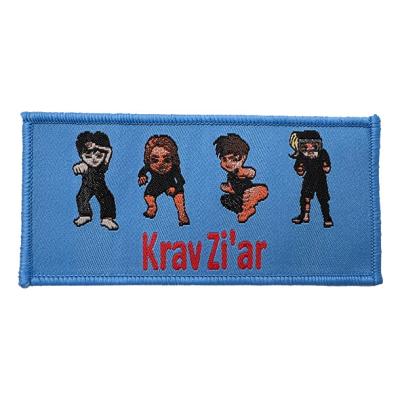 China Custom Iron On Woven Patches for Kids Clothing Cotton Adhesive 100 Pcs Min Order for sale