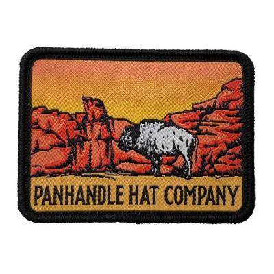 China Wholesale Custom Iron On Woven Patches Washable Durable Embroidery 5-8 Days Production for sale