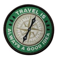 China Personalized Embroidery Applique Patches Overlock Edge Eco-Friendly Iron On Woven Patch for sale