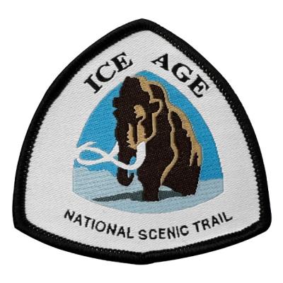 China Iron On Woven Logo Patch Eco Friendly Handmade Adhesive Patches For Clothes for sale