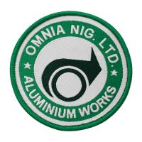 China 12C Pandone Iron On Woven Patch Waterproof Custom Eco Mark Logo for sale