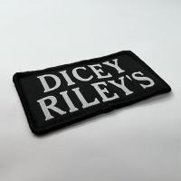 China Customized Woven Letter Patches Iron On Hot Melt Sew On Cloth Embroidery Fabric Patches 100 Pcs for sale