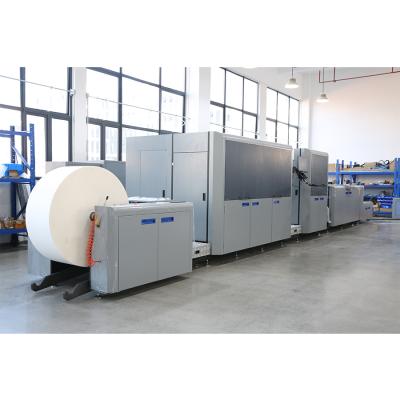 China Yintech High Speed Full Color Digital Inkjet Printer with 600x600dpi Resolution and 100 m/min Printing Speed for sale