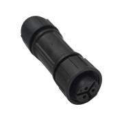 China M12 Threaded Butt Type Waterproof Circular Connector 3 Pin 8A 100V IP67 Rated for Outdoor Lighting for sale
