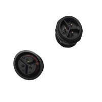 China M12 Threaded Butt Type Waterproof Circular Connector 3 Pin 8A 100V IP67 Rated for Outdoor Lighting for sale