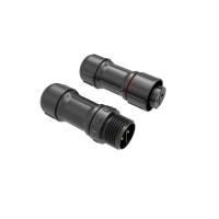 China IP67 4-Pin M12 Threaded Butt Waterproof Connector - 8A Current, 100V Voltage Rating for Industrial Applications for sale
